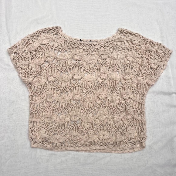 Tops | Vintage Chunky Woven Top | Poshmark